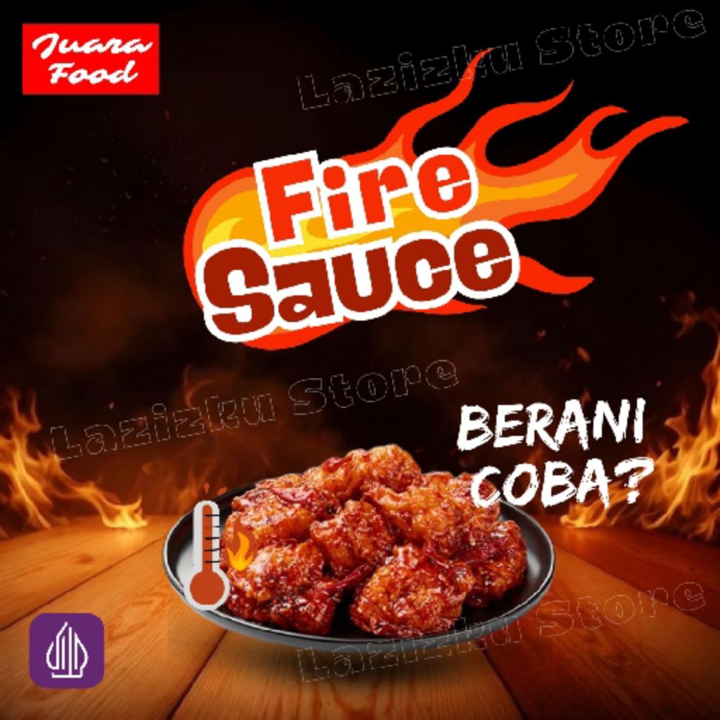 Jual Barbeque Spicy Sauce / saus BBQ hot / fire chicken ala Richeese ...