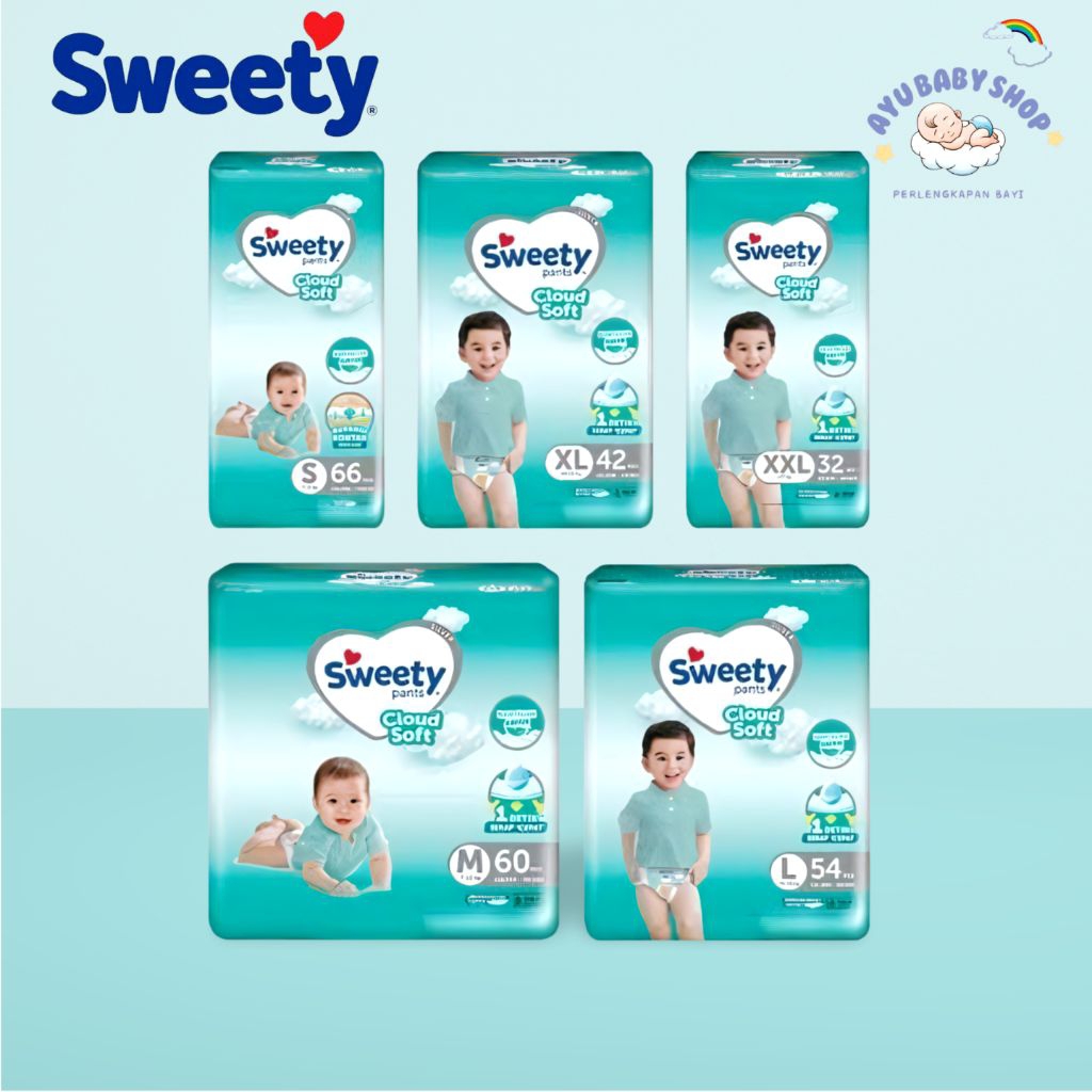Jual SWEETY SILVER PANTS S66, M60, L54, XL42, XXL32 POPOK CELANA ...