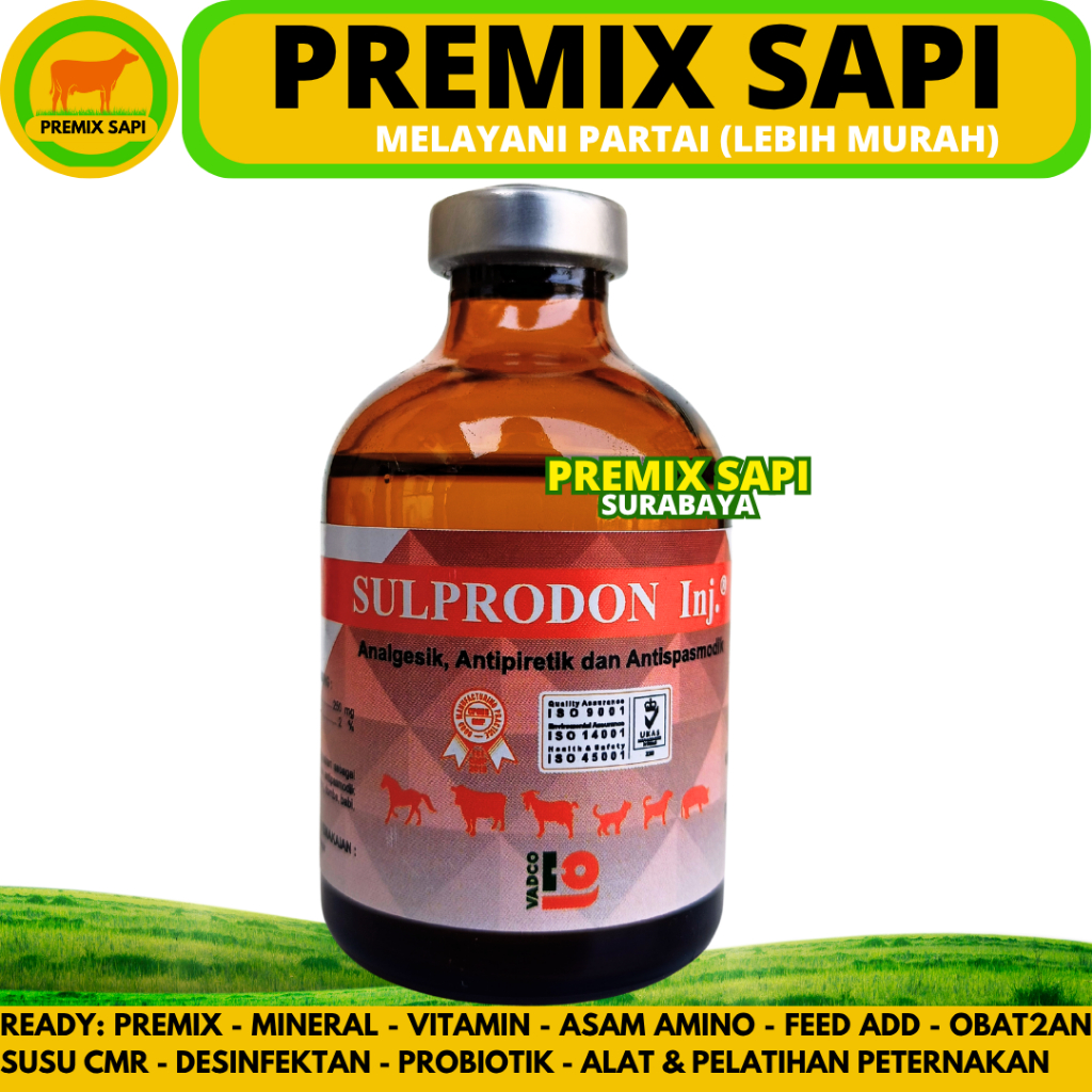 Jual SULPRODON INJ 50ML - Obat Pereda Sakit Hewan Analgesik Antipiretik ...