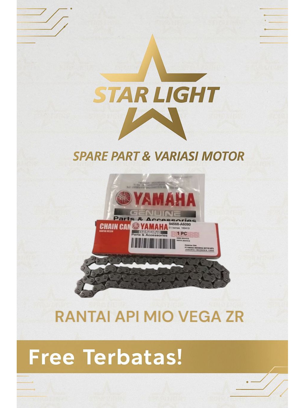 Jual rantai keteng rantai api rantai kampret rantai mesin Mio Vega zr ...