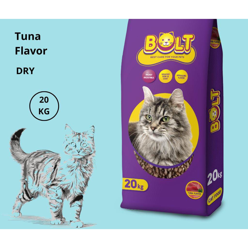 Jual Bolt Tuna Cat Food Kibble Ikan - 20kg | Shopee Indonesia