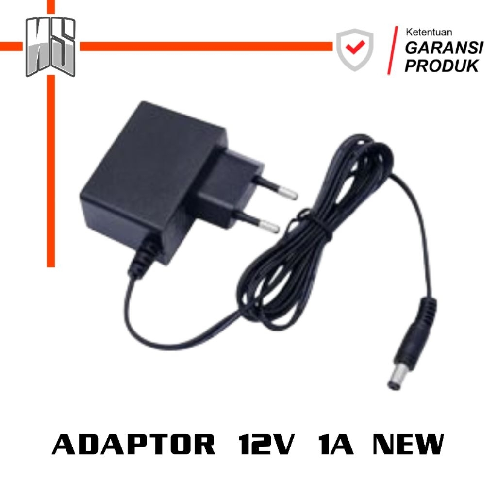 Jual ADAPTOR 12 VOLT 1 AMPERE / 12V 1A BARU | Shopee Indonesia