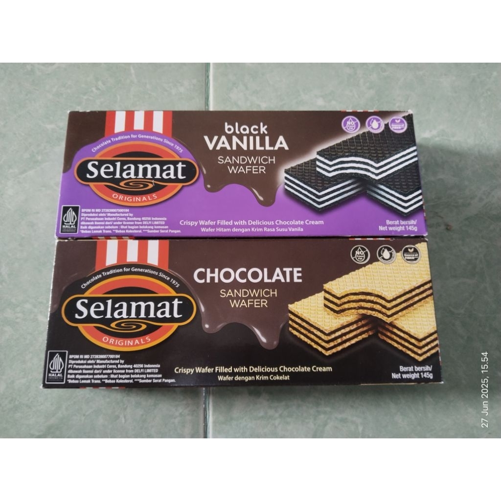 Jual wafer selamat sandwich wafer selamat 145g | Shopee Indonesia
