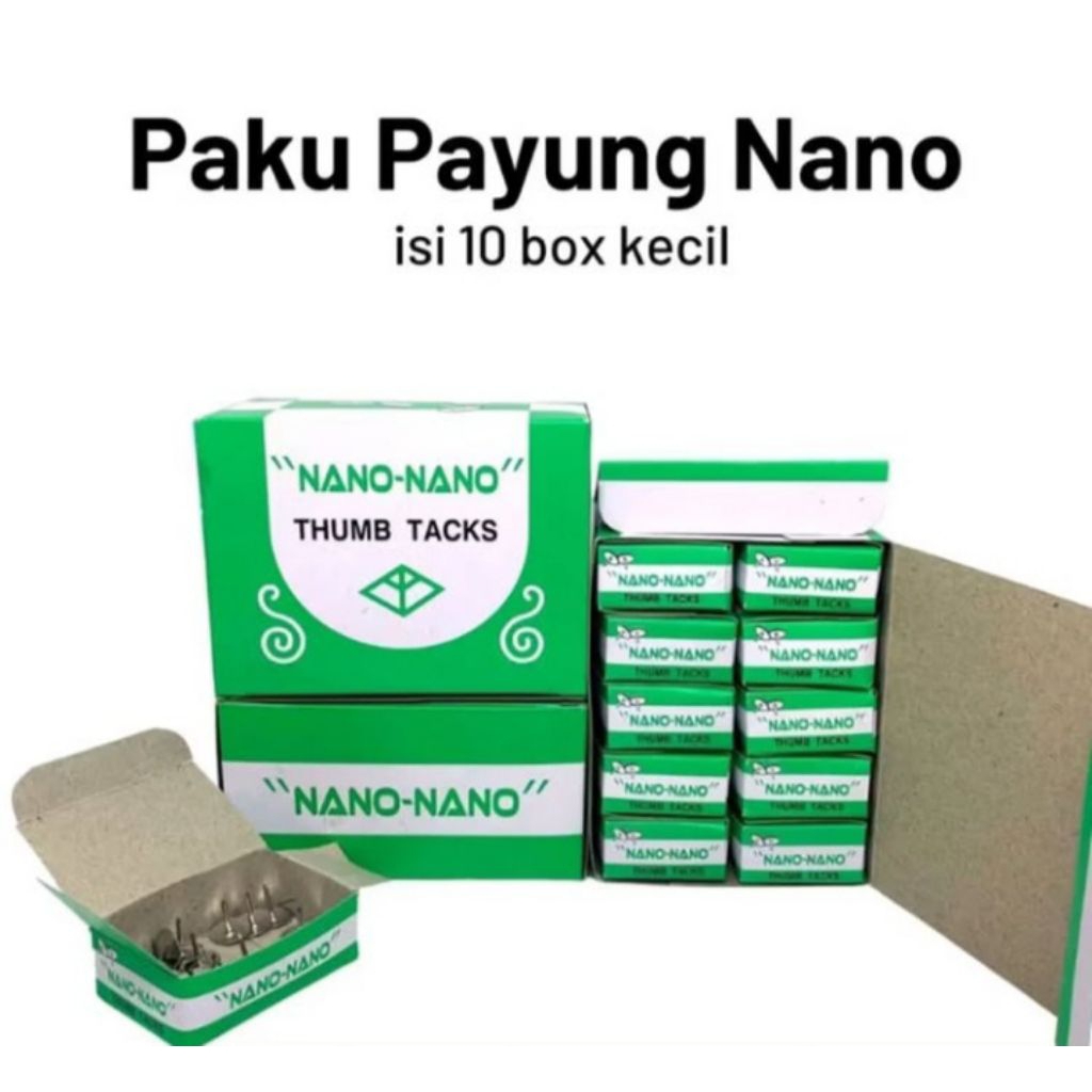 Jual Paku Payung Kecil NANO Isi 10 Box | Paku Payung Pines | Shopee ...