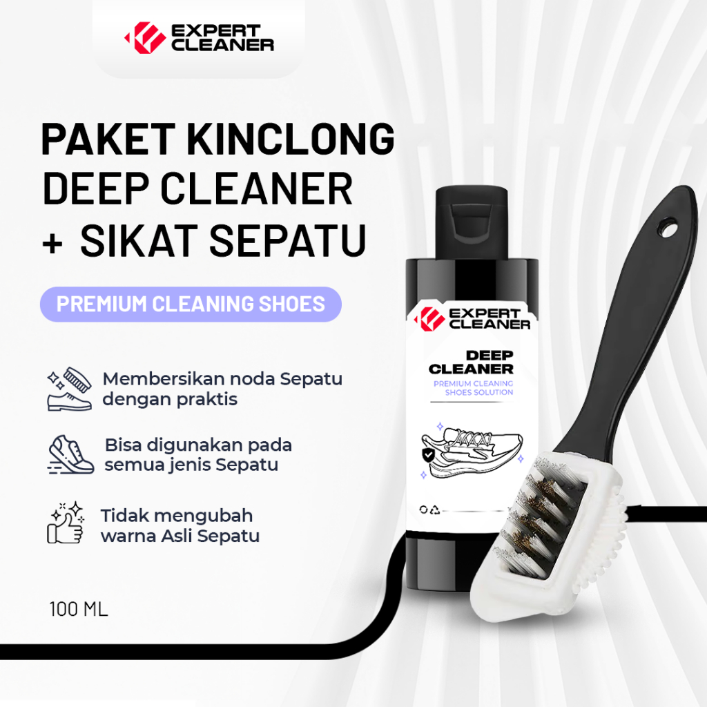 Jual Expert Cleaner - Pembersih Sepatu Putih, Warna + Sikat Sepatu ...