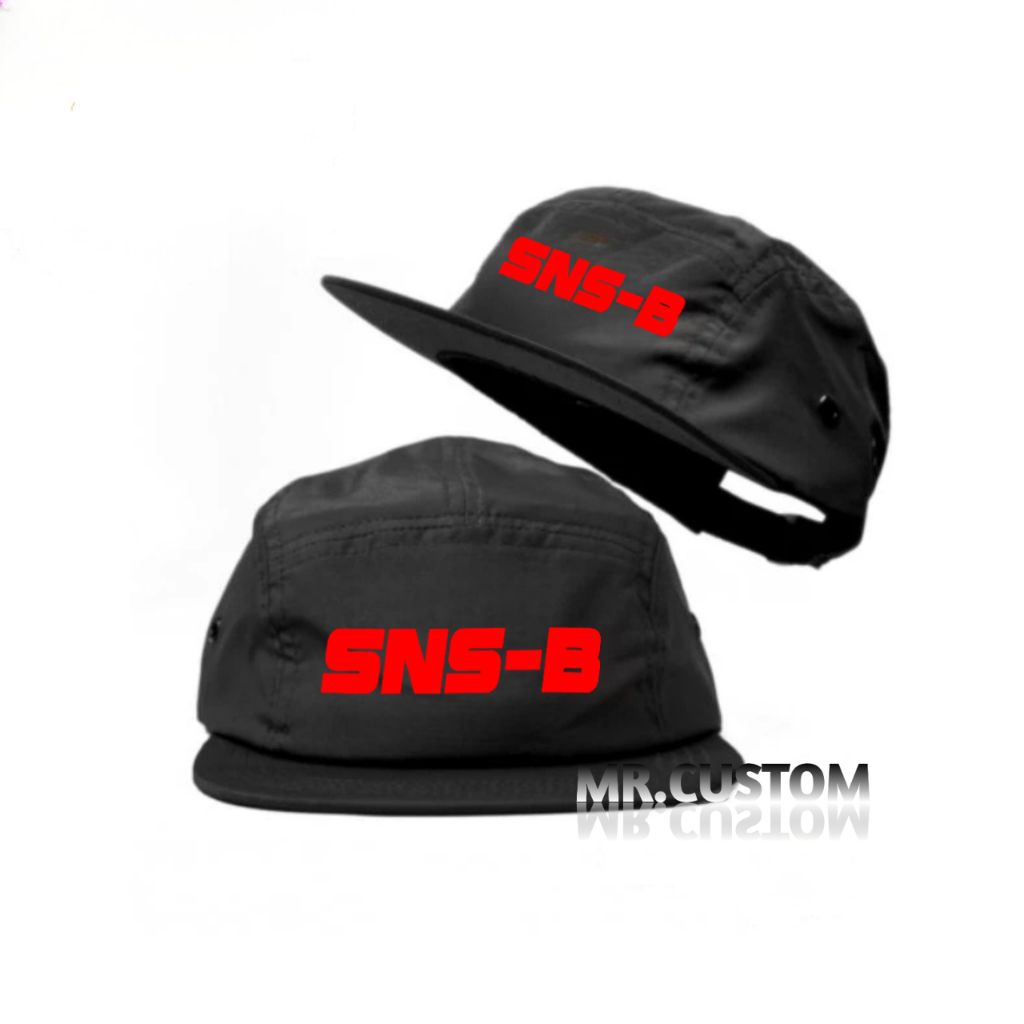 Jual Topi 5 Panel Casual Brand Lokal Viral SNSB/ Five Panel SNS-B Yes ...