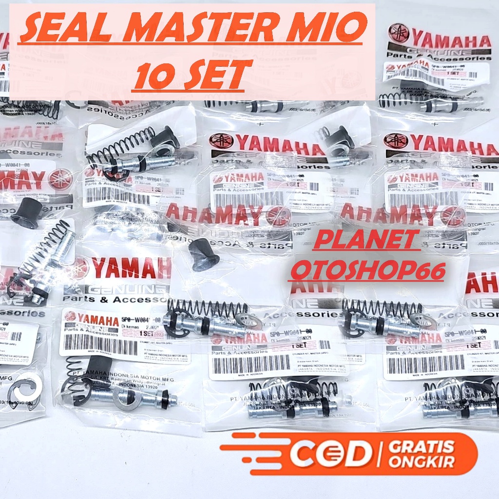 Jual GROSIR 10 SET Seal Sil Master Rem kit Depan Mio sporty Mio J ...
