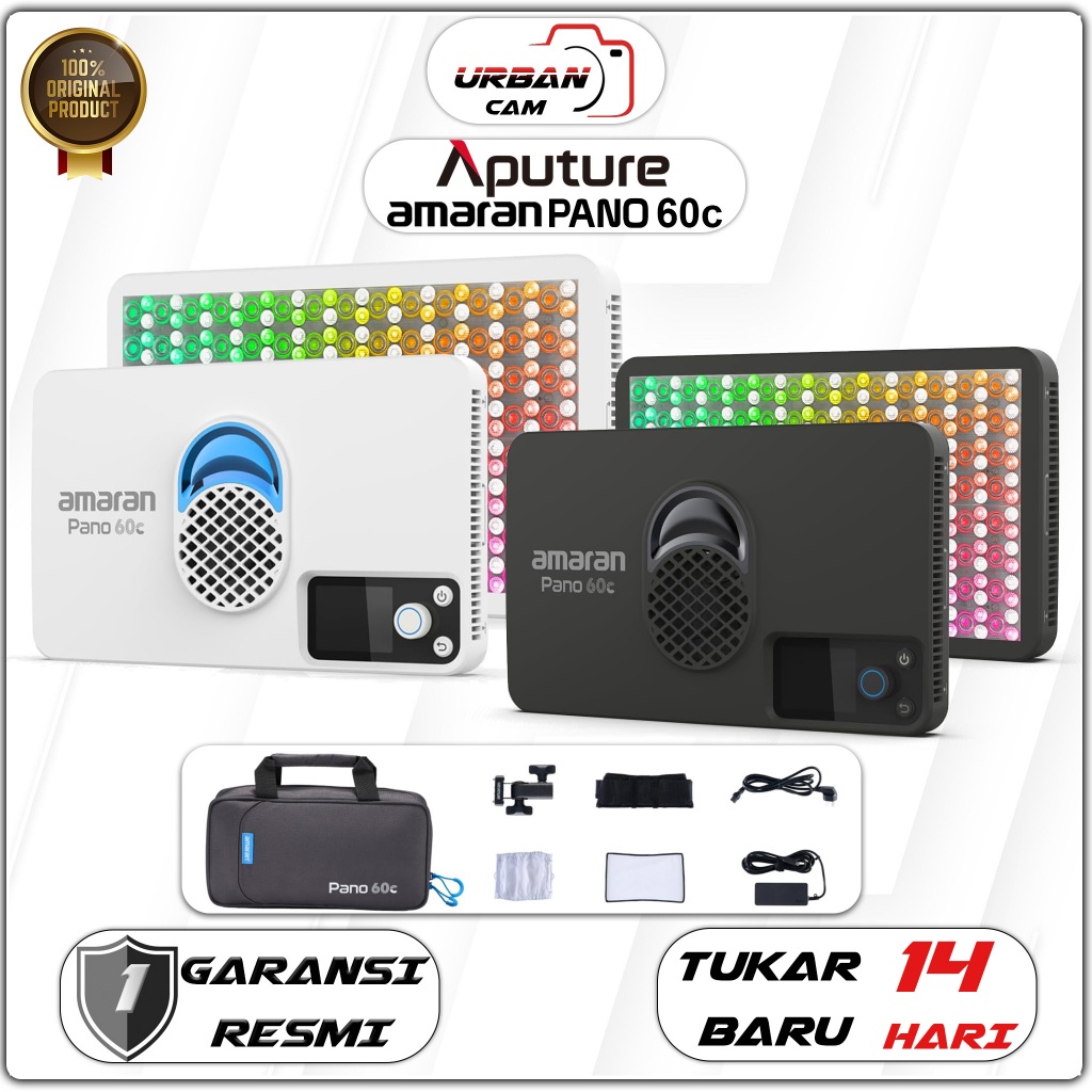 Jual amaran Pano 60c RGB COB Mobile Light Panel Kit / amaran Pano 60c ...