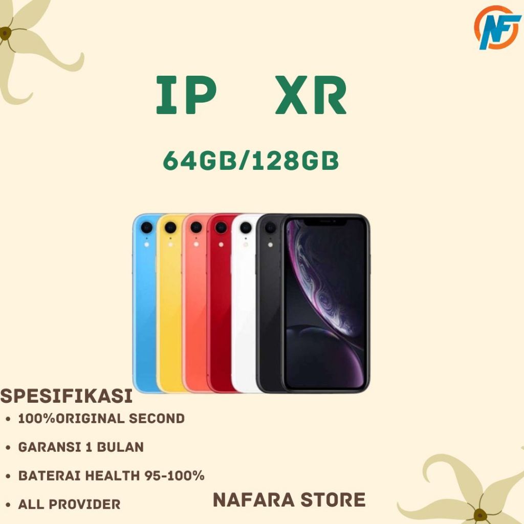 Jual IP XR 256GB/128GB/64GB GSM LTE 4G Second 100% Original Fullset ...