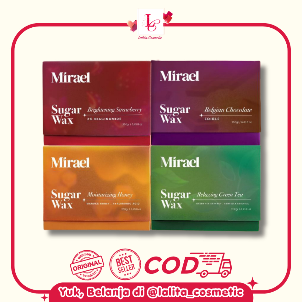 Jual MIRAEL Sugar Waxing Kit Dengan Niacinamide Penghilang Bulu Ketiak All Varian 250 g | Shopee ...