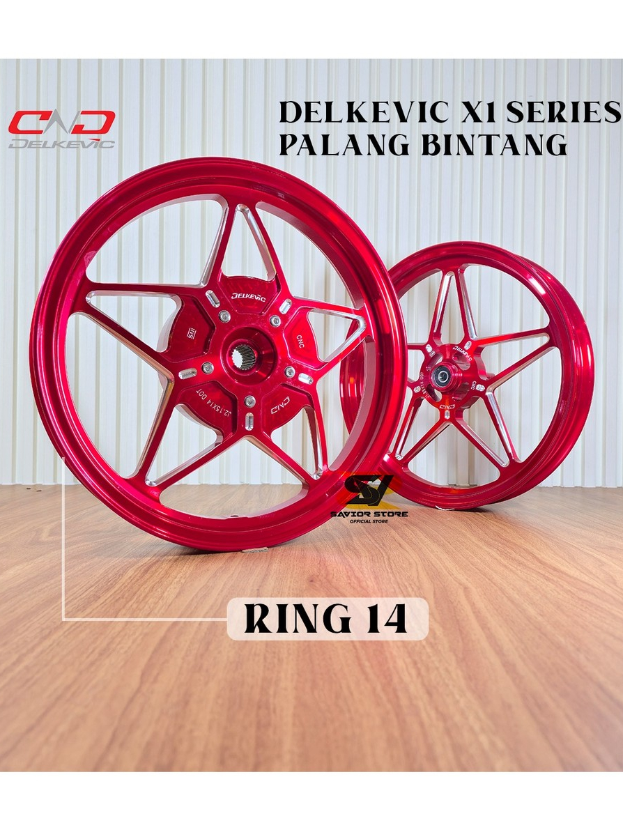Jual VELG DELKEVIC BINTANG X-1 VARIO 125 150 160 SERIES PNP RING 14 ...