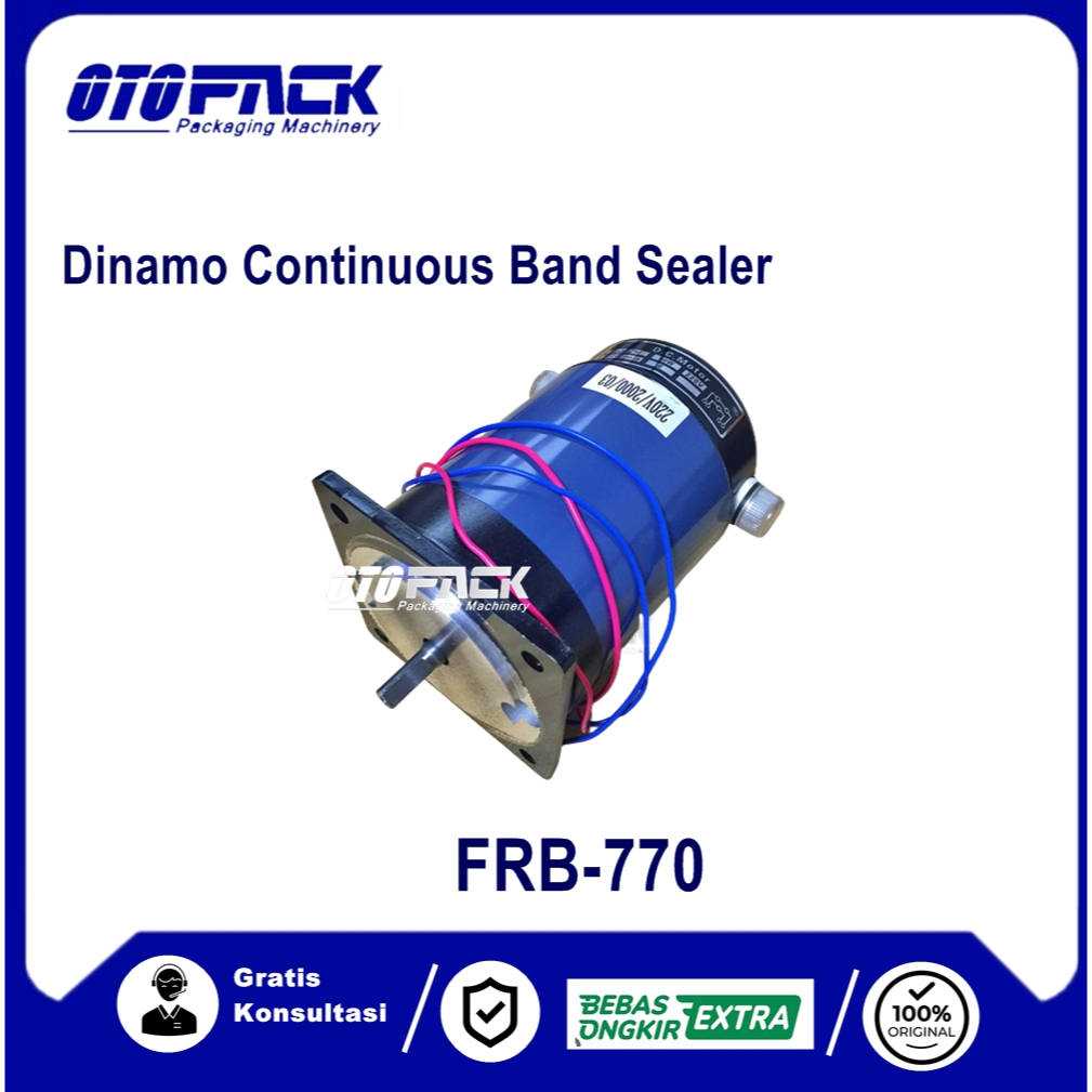 Jual FRB-770 Dinamo Motor DC Untuk Mesin Continous band Sealer | Shopee ...
