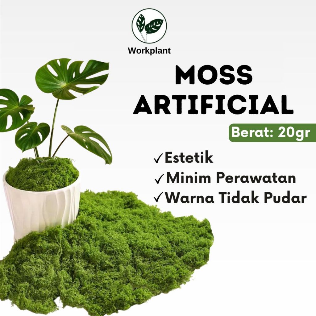 Jual Workplant - Moss Artificial Lumut Imitasi Dried Moss untuk ...