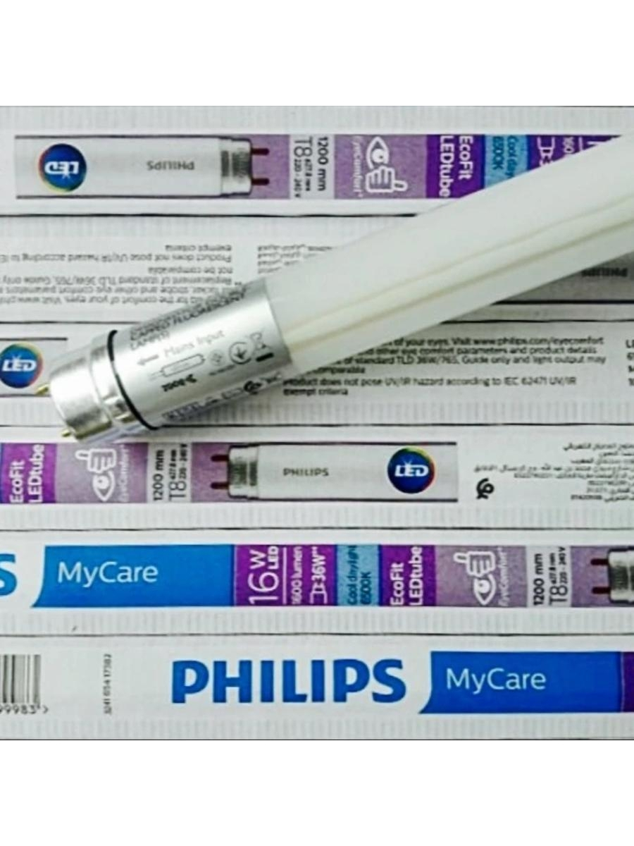 Jual Lampu TL LED T8 16 Watt Philips Ecofit 765 16W 16 W 16Watt ...
