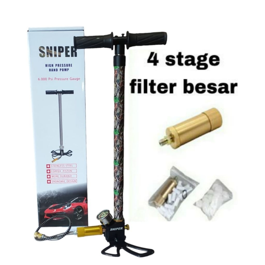Jual POMPA PCP 4 STAGE 6000 PSI , POMPA PCP 6000 PSI, POMPA PCP FILTER ...