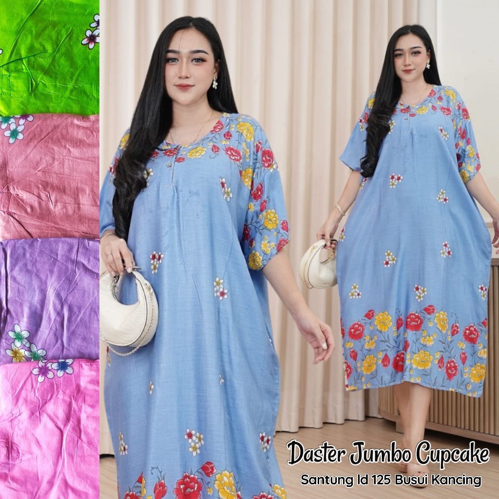 Jual DASTER JUMBO BUSUI DJ CUPCAKE LD 120 RAYON KANCING DEPAN BAJU ...