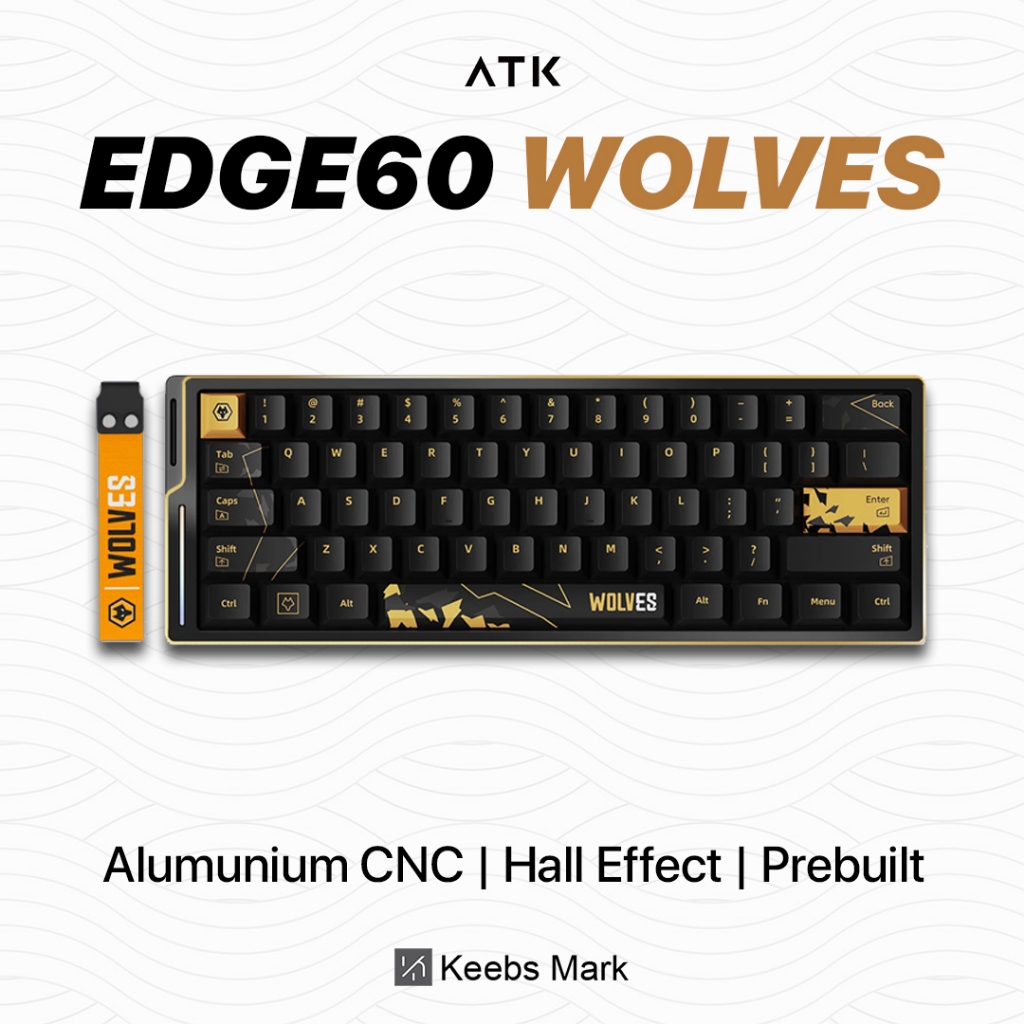 Jual ATK Edge60 x Wolves HE Hall Effect Wired Mode Connection 60% ...
