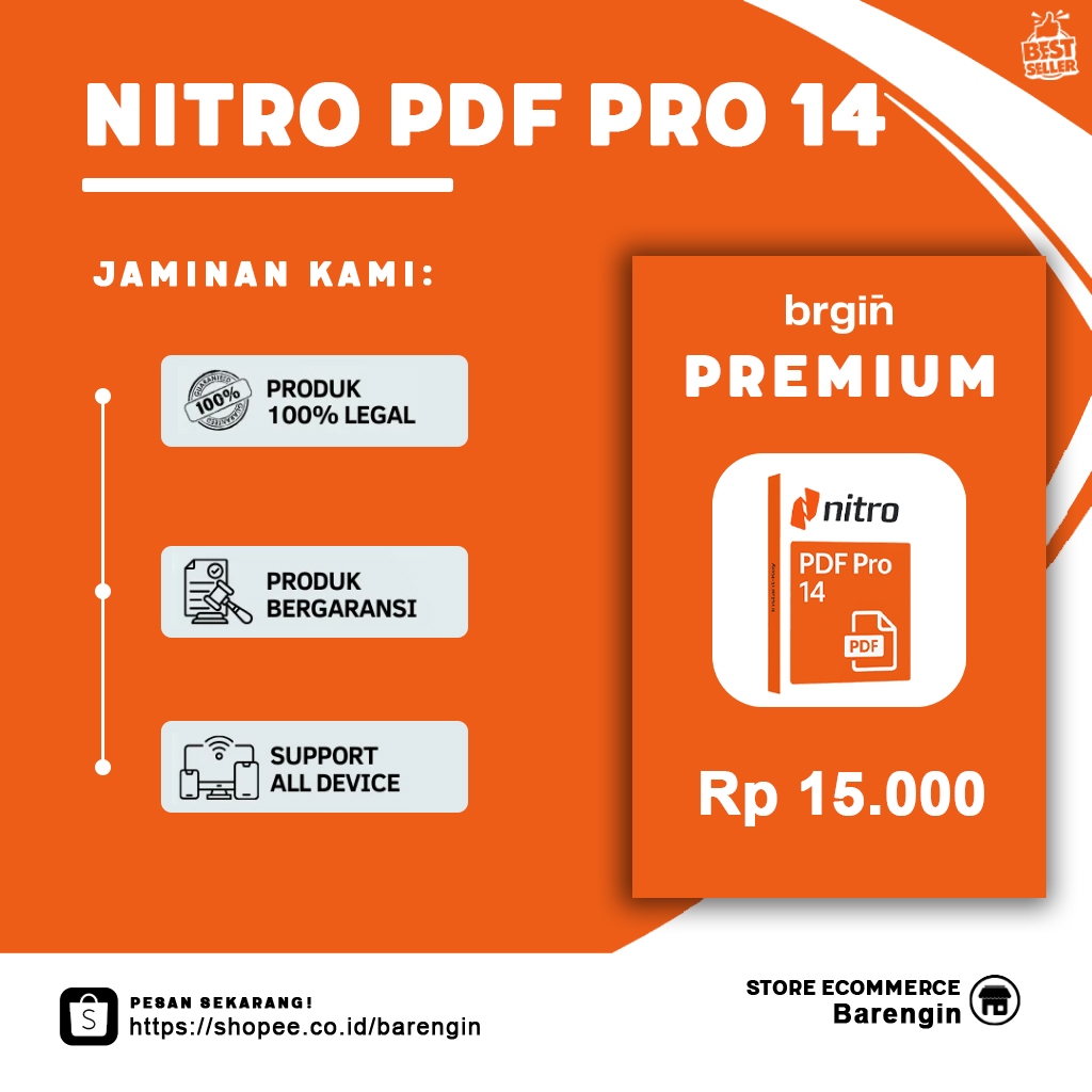 Jual Nitro PDF Pro 14 Enterprise Original Lisensi Lifetime Full Version (WIN) | Shopee Indonesia