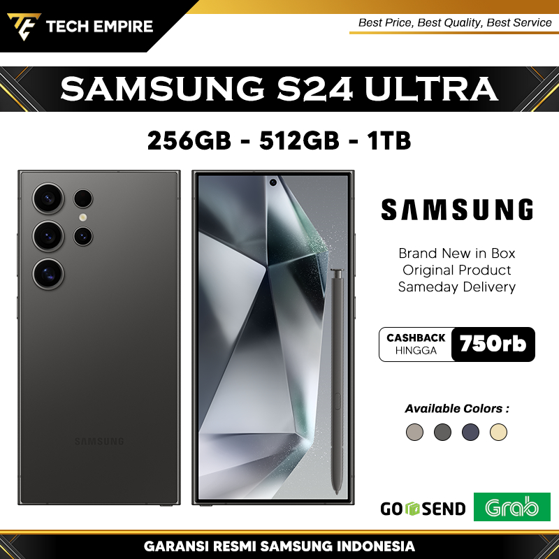 Jual Samsung Galaxy S24 Ultra 256GB 512GB 1TB Garansi Resmi Indonesia | Shopee Indonesia