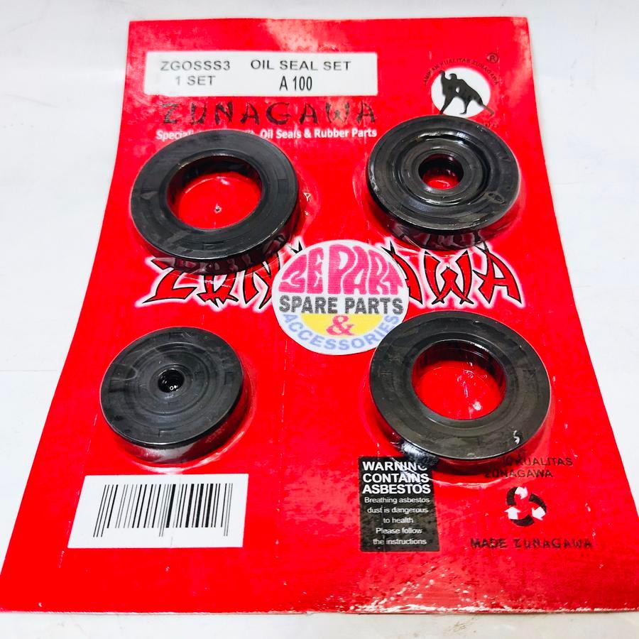 Jual Sil Mesin A100 Oil Seal Set Kit Suzuki A100 6Pcs | Shopee Indonesia