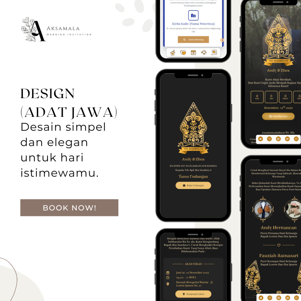 Jual Undangan Digital | Undangan Digital Pernikahan Website | Undangan ...
