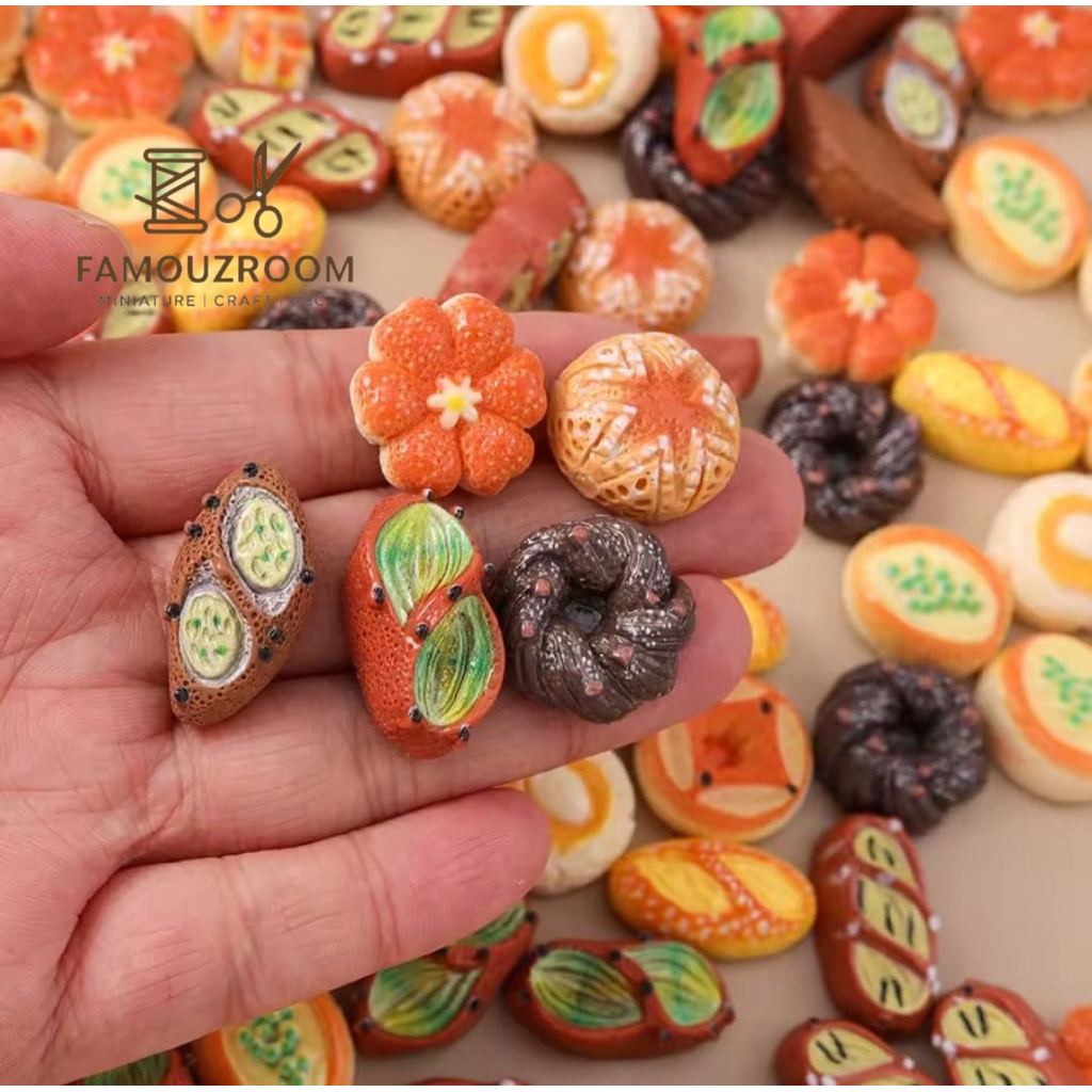 Jual Miniatur Roti Kering - Miniature Toast Bread - Miniature French ...