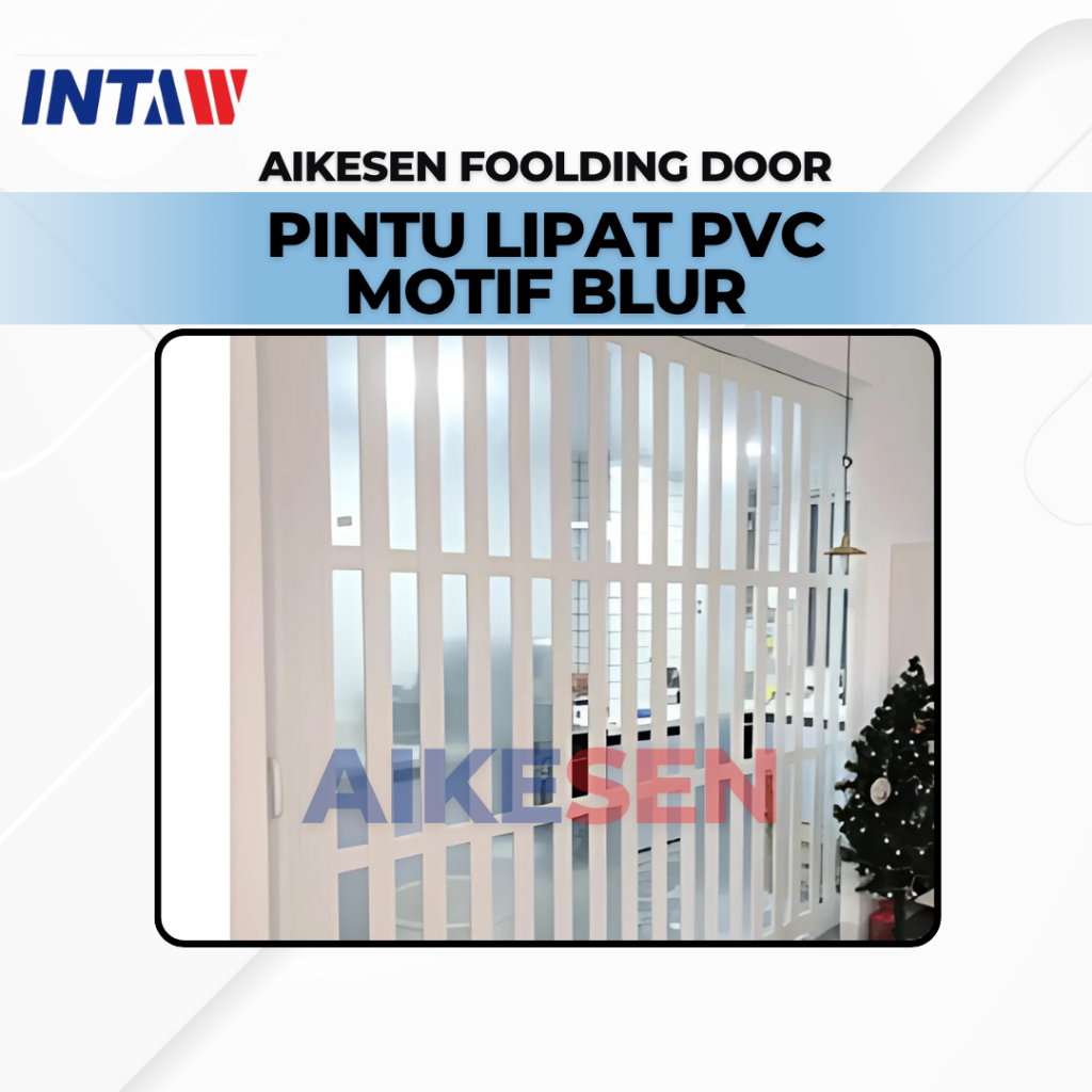 Jual PINTU LIPAT PVC MOTIF KACA TRANSPARAN/PINTU LIPAT PVC PENYEKAT ...