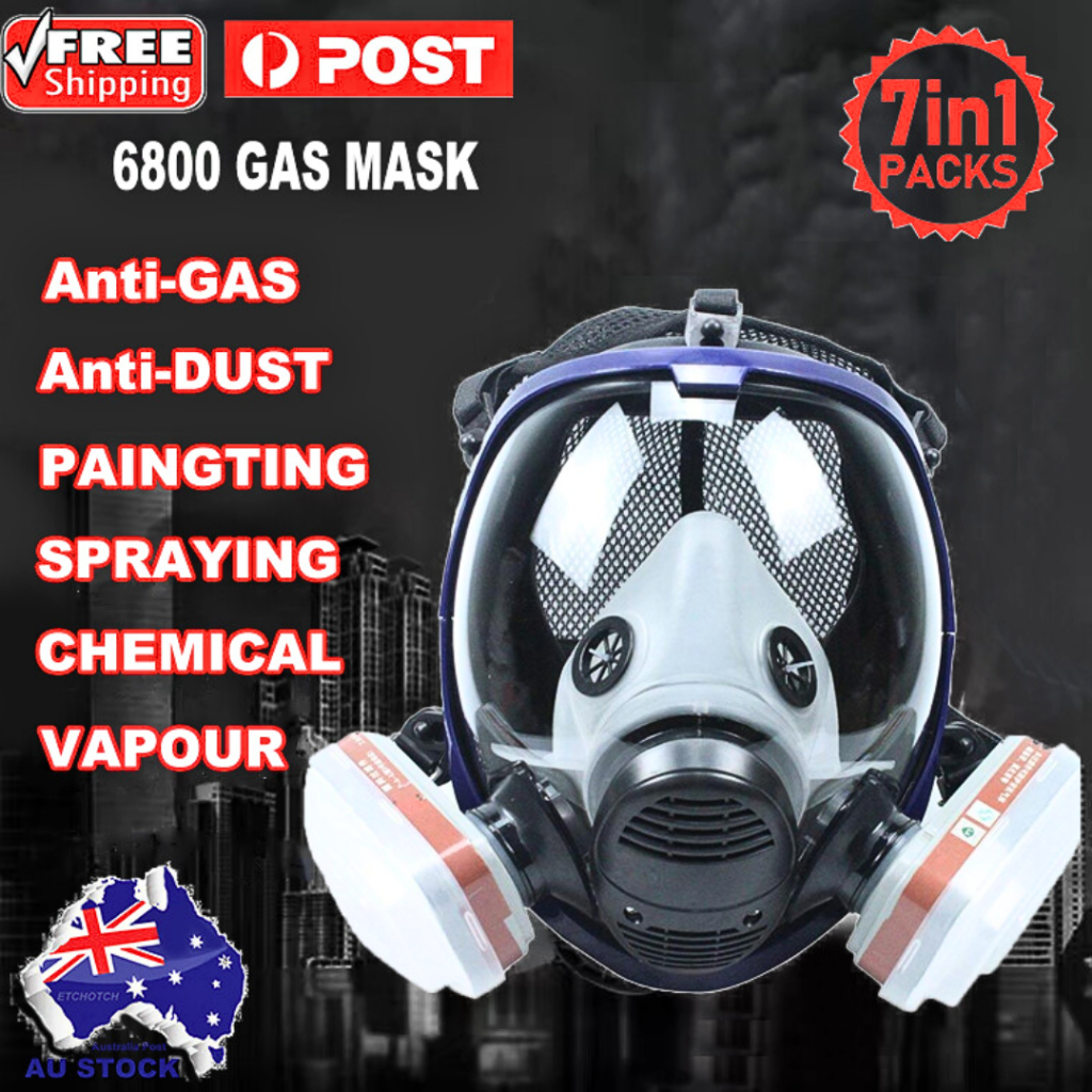 Jual ORI Safurance Masker Gas Respirator Full Face Beracun kimia debu ...