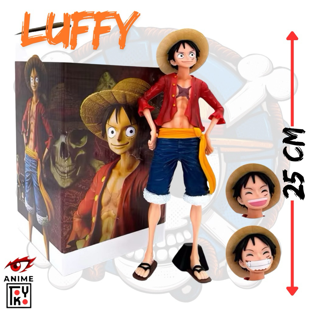 Jual Action figure one piece Luffy 3 wajah | Shopee Indonesia