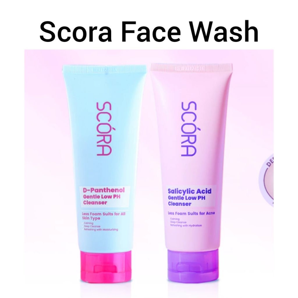 Jual SCORA D-Panthenol Gentle Low pH Cleanser Sabun Cuci Muka Sensitive ...