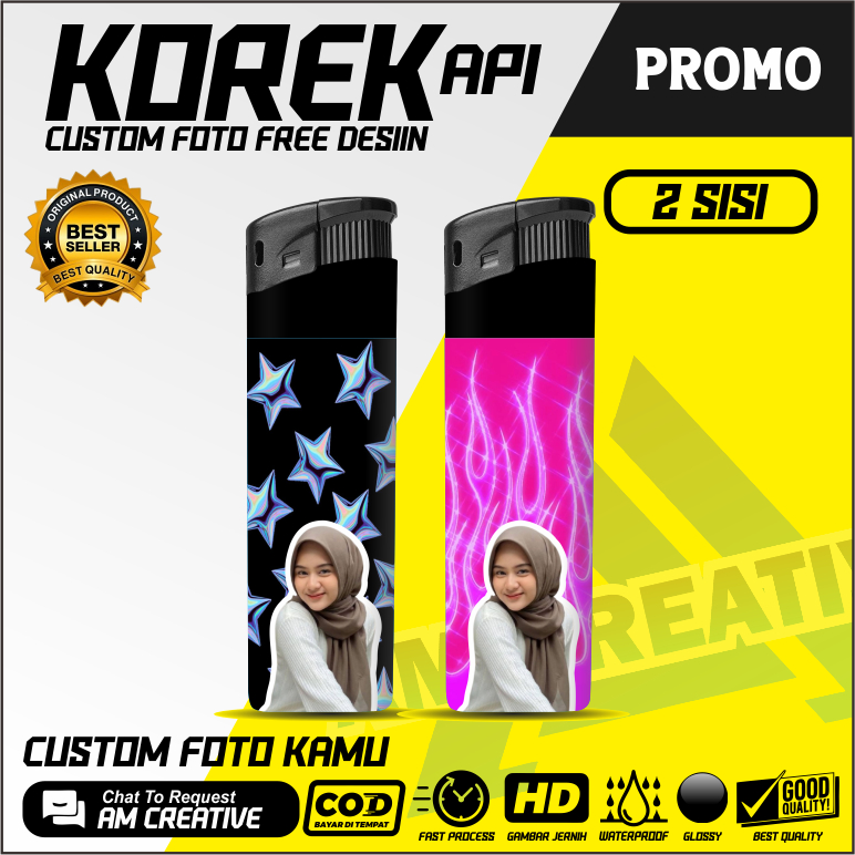 Jual KOREK MAGNET CUSTOM FOTO GAMBAR BEBAS AESTETIC/ KOREK API UNIK ...