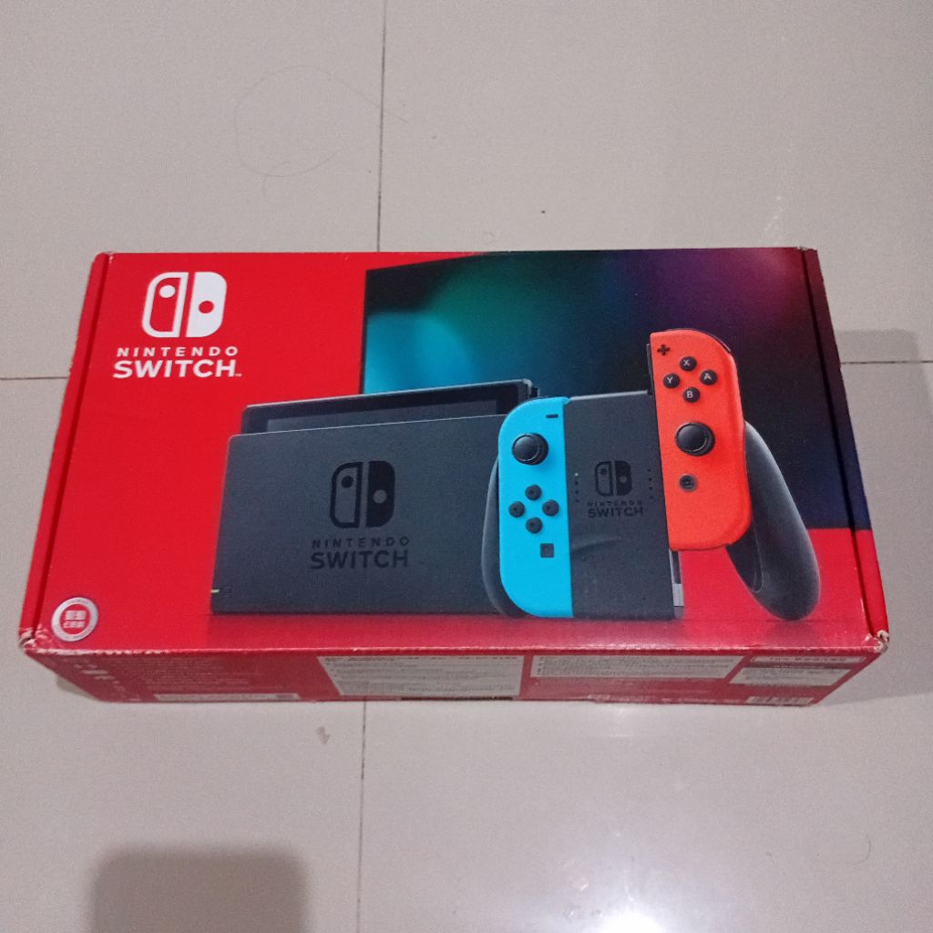 Jual Nintendo Switch V2 Neon Fullset + Memory 128gb | Shopee Indonesia