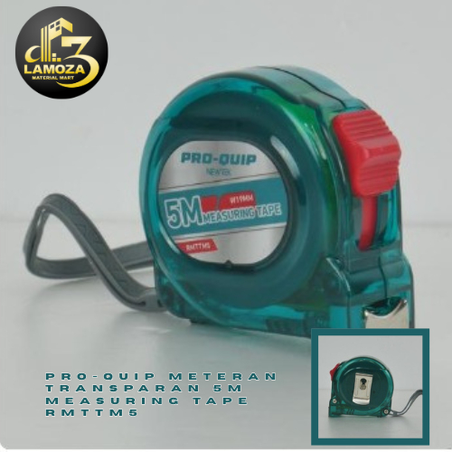 Jual PRO-QUIP Meteran Transparan 5m Measuring Tape RMTTM5 | Shopee ...