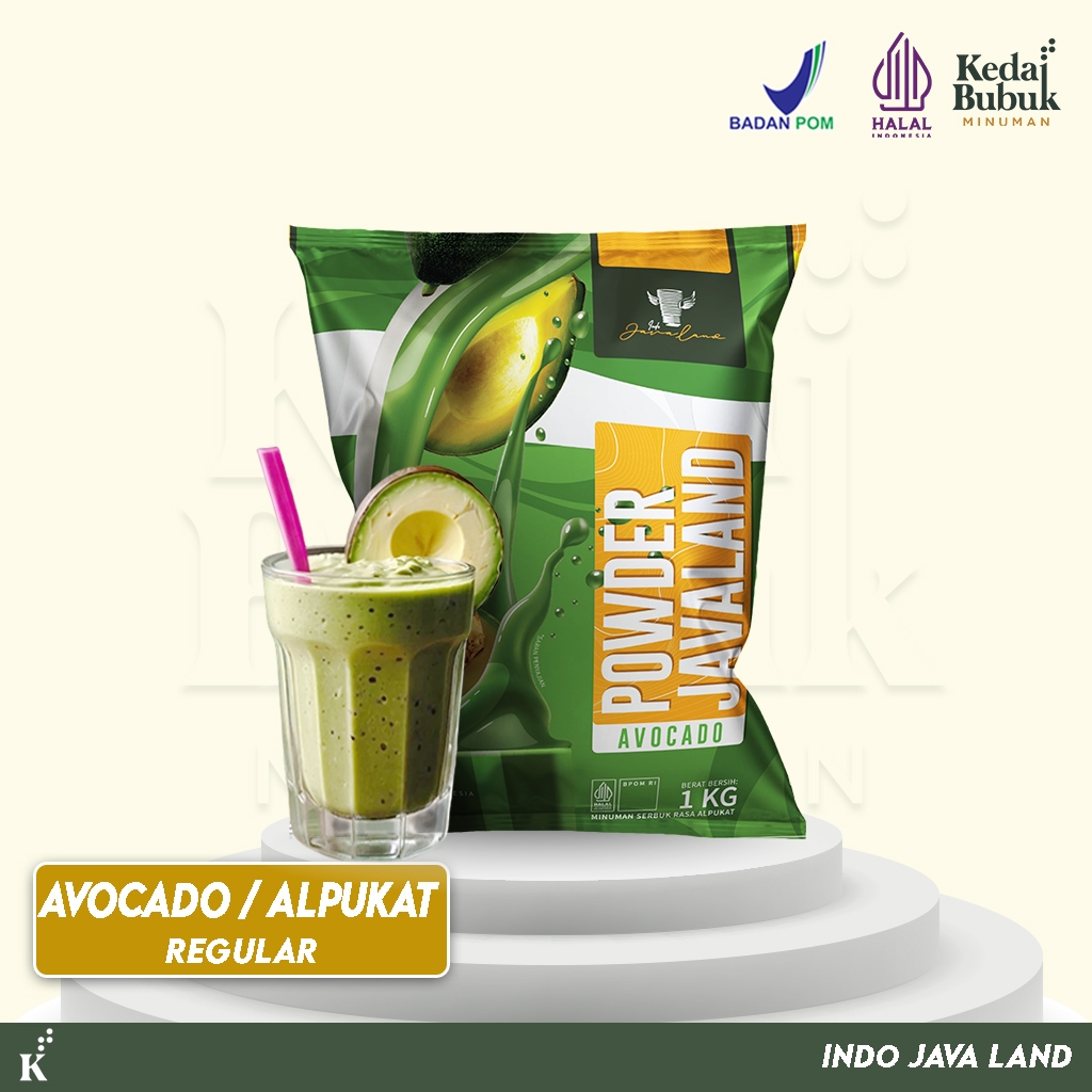Jual Javaland Bubuk Minuman Rasa Avocado / Alpukat 1Kg - Regular Plain ...