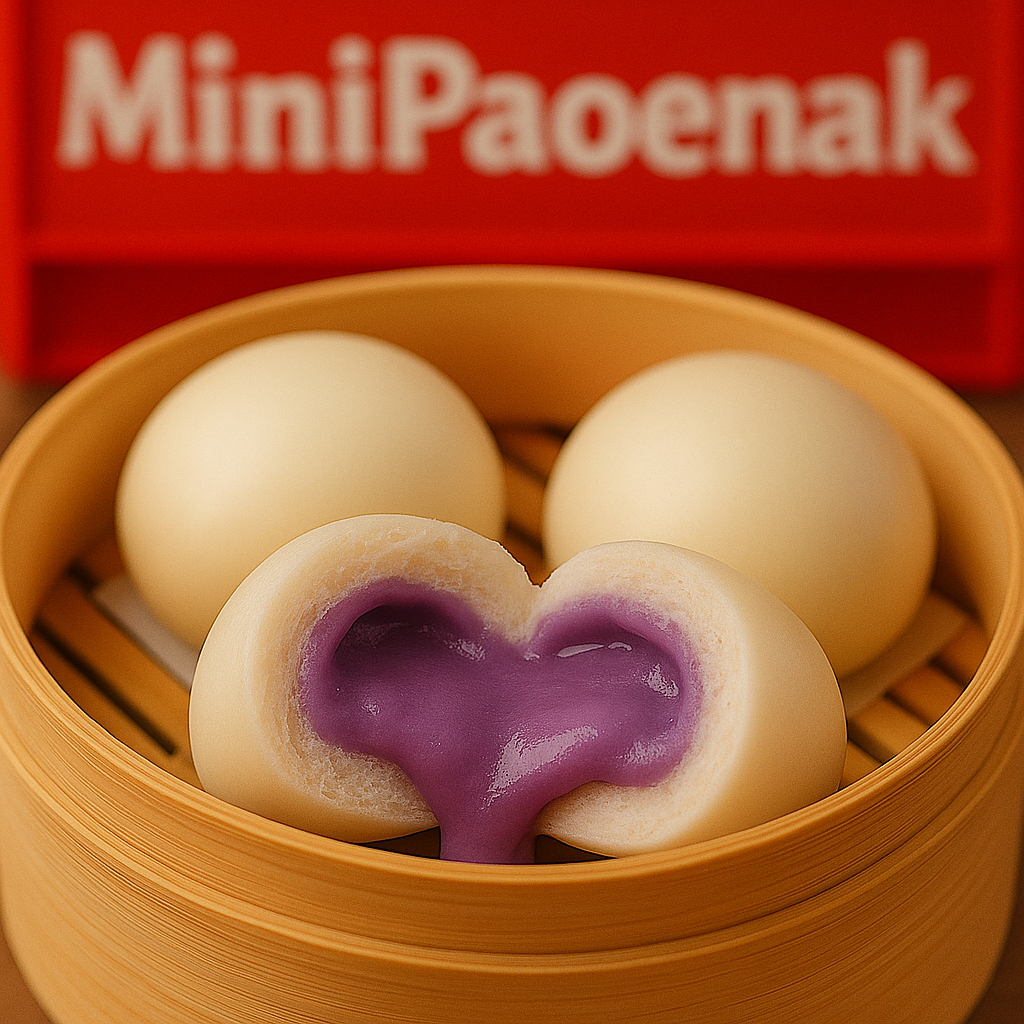 Jual Mini Pao Rasa Taro Isi 31 pcs 480 gr | Bakpao Mini Taro | Frozen ...