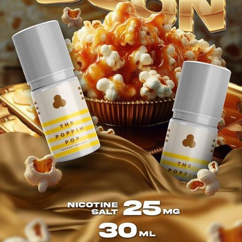 Jual The Poppin Pop Gourmet Popcorn Saltnic 30ML by Tetra x VON ...