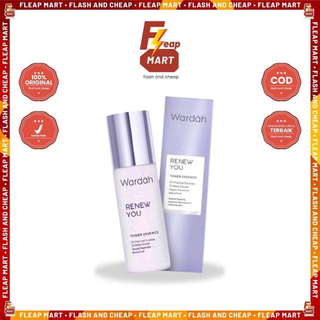 Jual WARDAH Renew You Toner Essence Treatment 50 & 100mL | Shopee Indonesia