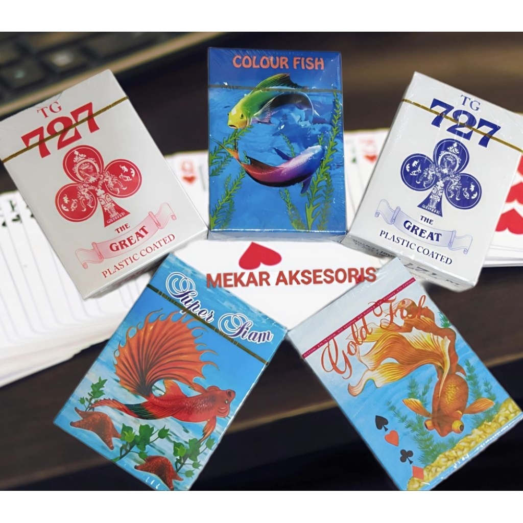Jual Kartu remi goldfish playing cards | Shopee Indonesia