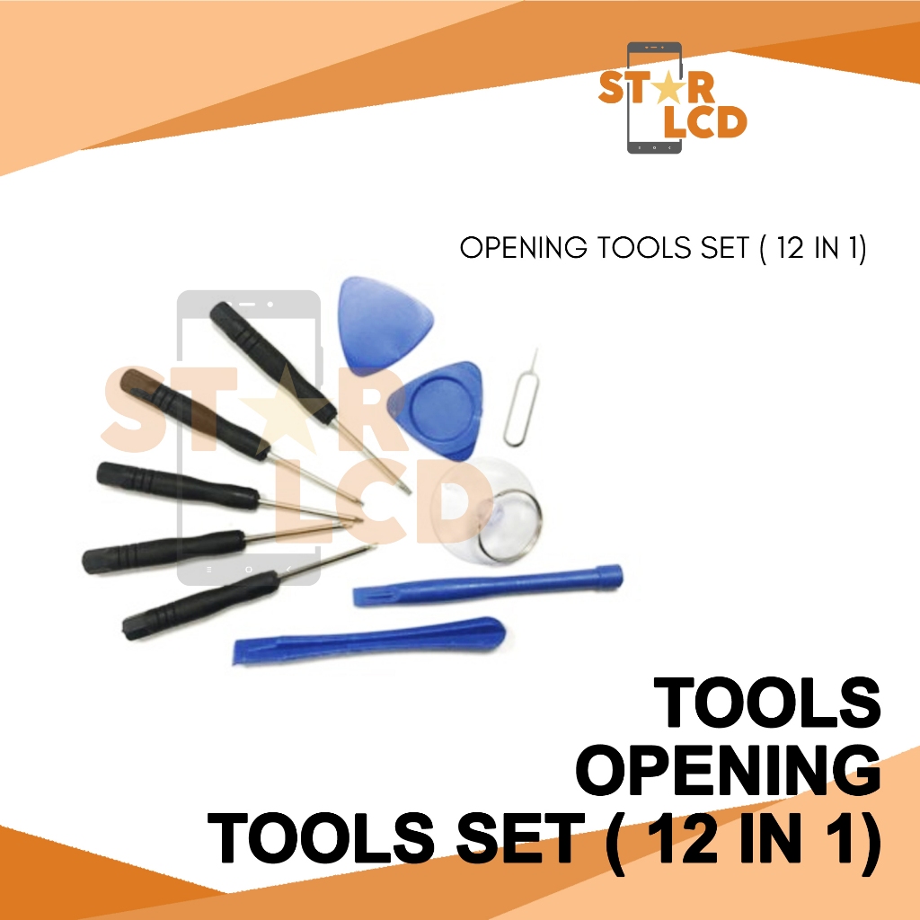 Jual Tools Opening Tools Set ( 12 IN 1 ) | Shopee Indonesia