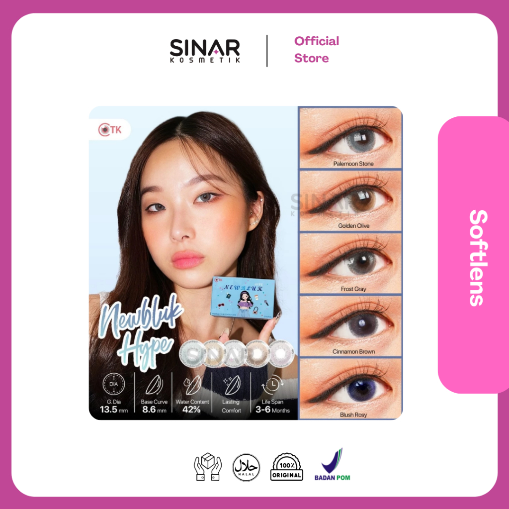 Jual Softlens Newbluk Hype Normal 15mm | Shopee Indonesia