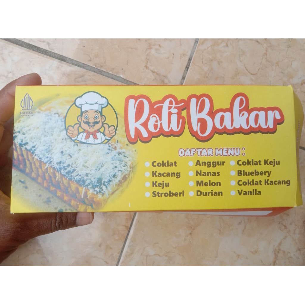 Jual Dus Roti bakar#Wadah roti bakar#kemasan roti bakar 1 pack isi 50 ...