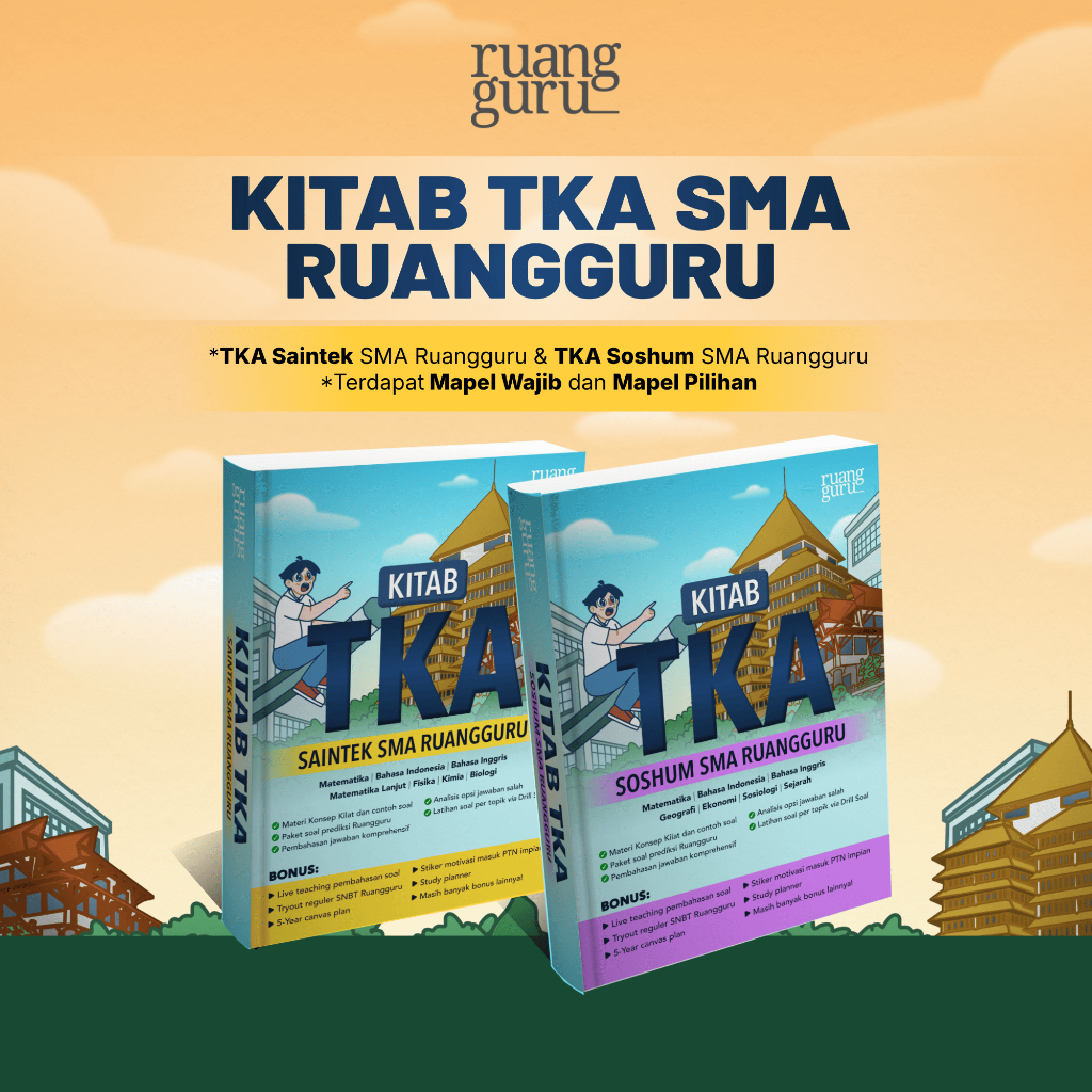 Jual Kitab TKA SMA Ruangguru | Shopee Indonesia
