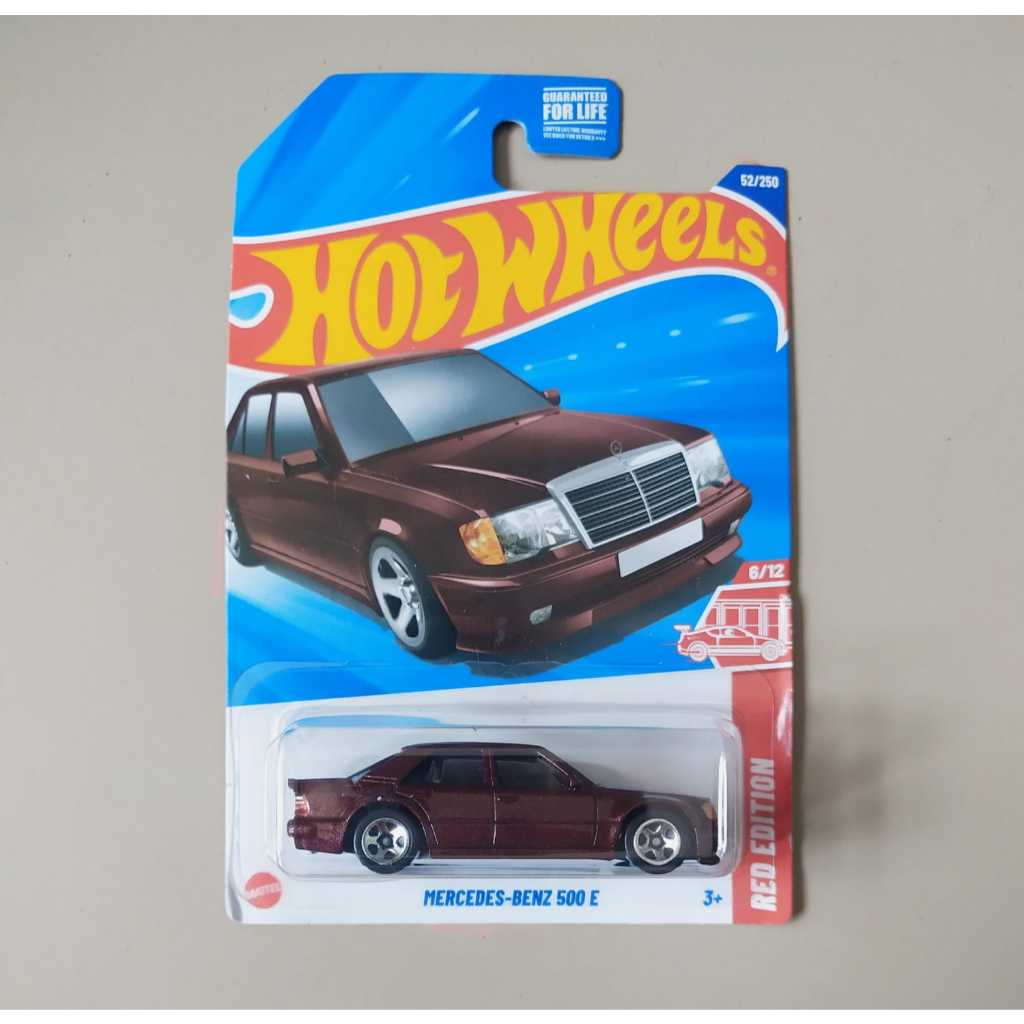 Jual Hotwheels MERCEDES-BENZ 500 E Red Edition - US Card | Shopee Indonesia