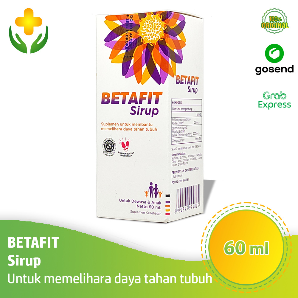 Jual Betafit Sirup 60 ml -Vitamin Daya Tahan Tubuh seperti Imboost ...