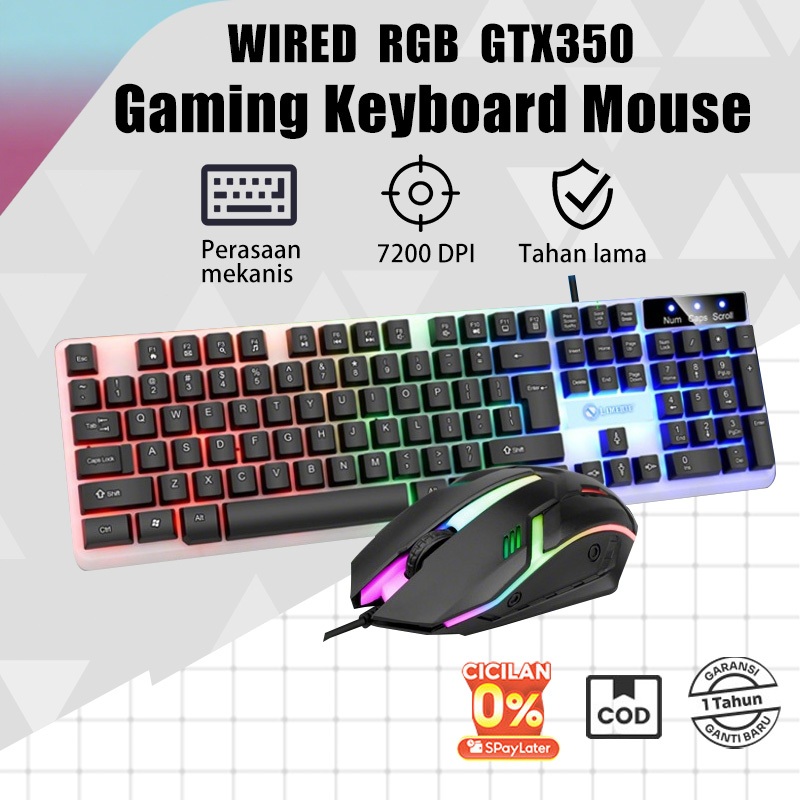 Jual Kombo Keyboard Dan Mouse Gaming Keyboard Dan Mouse Nirkabel Dengan ...