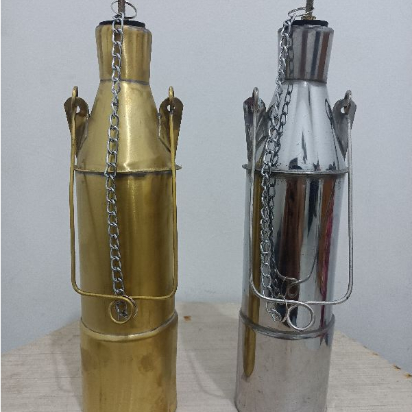 Jual BOTOL SAMPLE CAN 1000 MILI BAHAN KUNINGAN DAN STAINLESS | Shopee ...