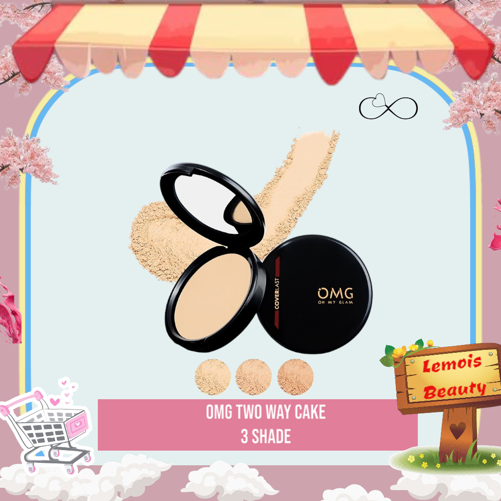 Jual LemoisBeauty - OMG Oh My Glam Coverlast Two Way Cake 12gr - Bedak ...