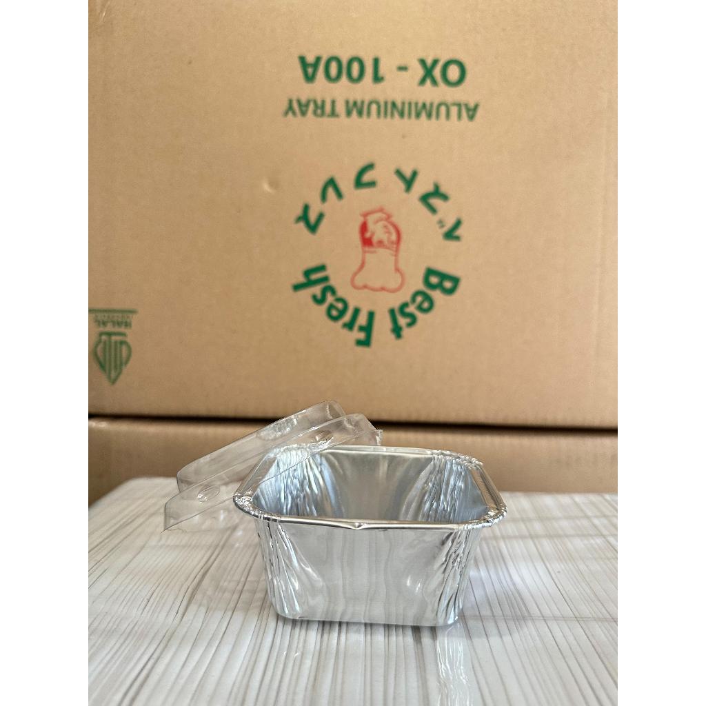 Jual Aluminium tray BX 0350 BEST FRESH+TUTUP wadah cup alumunium foil 100ml | Shopee Indonesia