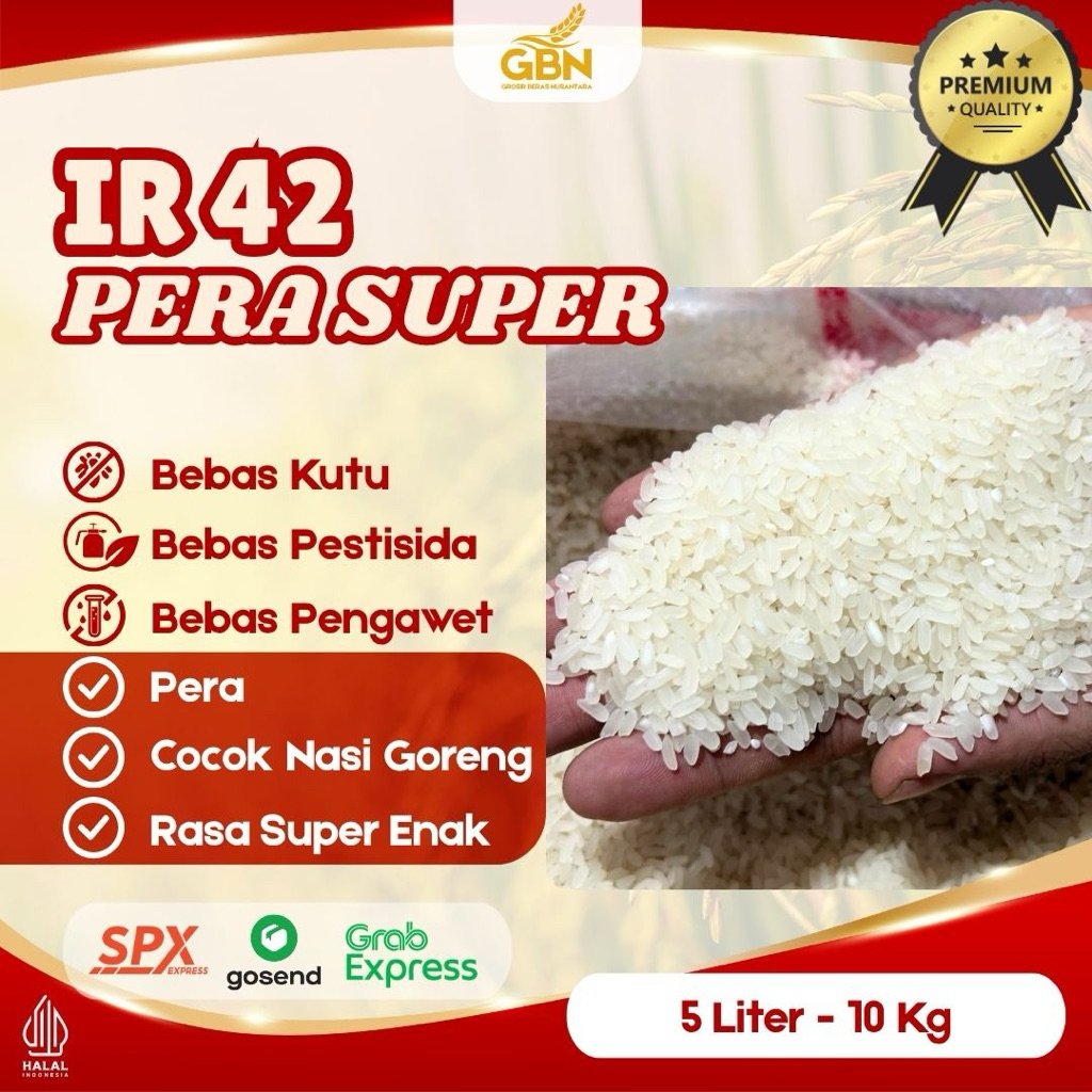 Jual BERAS IR PERA 42 ( cocok buat nasi goreng ) | Shopee Indonesia