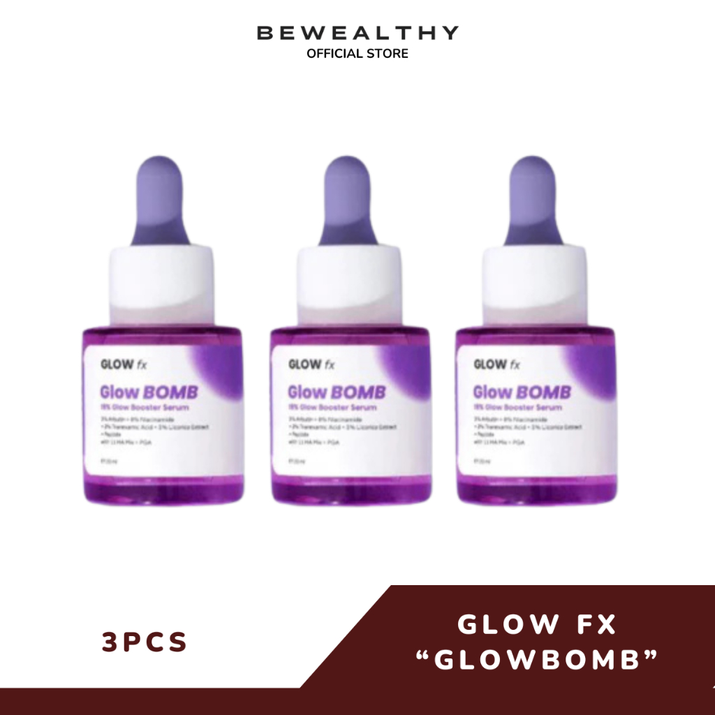 Jual (Bundling) GLOW FX Glow Bomb Serum Brightening Power 3pcs | Shopee ...